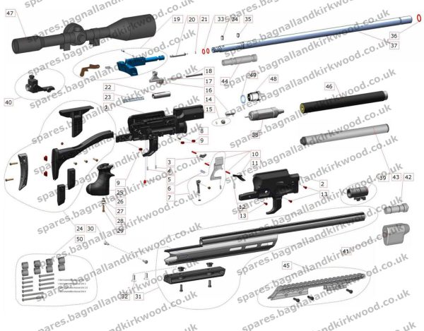 Hammerli / Haemmerli AR20 FT & Hybrid - Bagnall and Kirkwood Airgun Spares