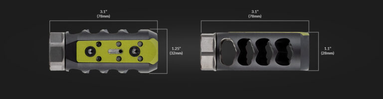 MDT Competition Tuneable Muzzle Brake - Bagnall and Kirkwood Airgun Spares