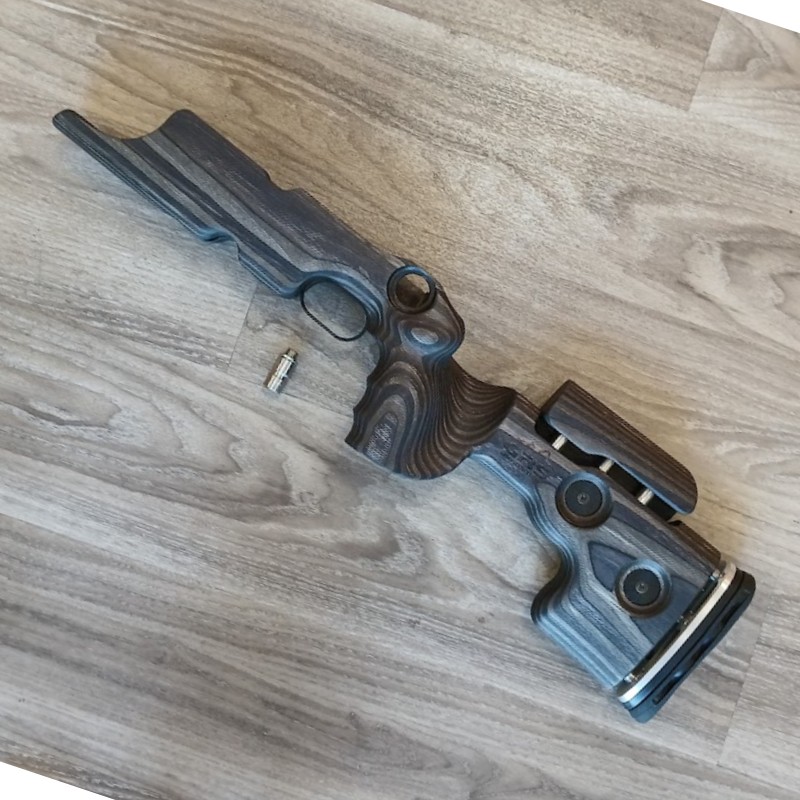 FX Crown GRS Stock - LEFT HANDED - Nordic Wolf Grey - Bagnall and ...